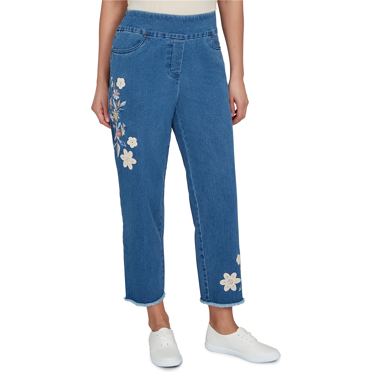 Click here for Womens Alfred Dunner Camden Market Floral Applique... prices