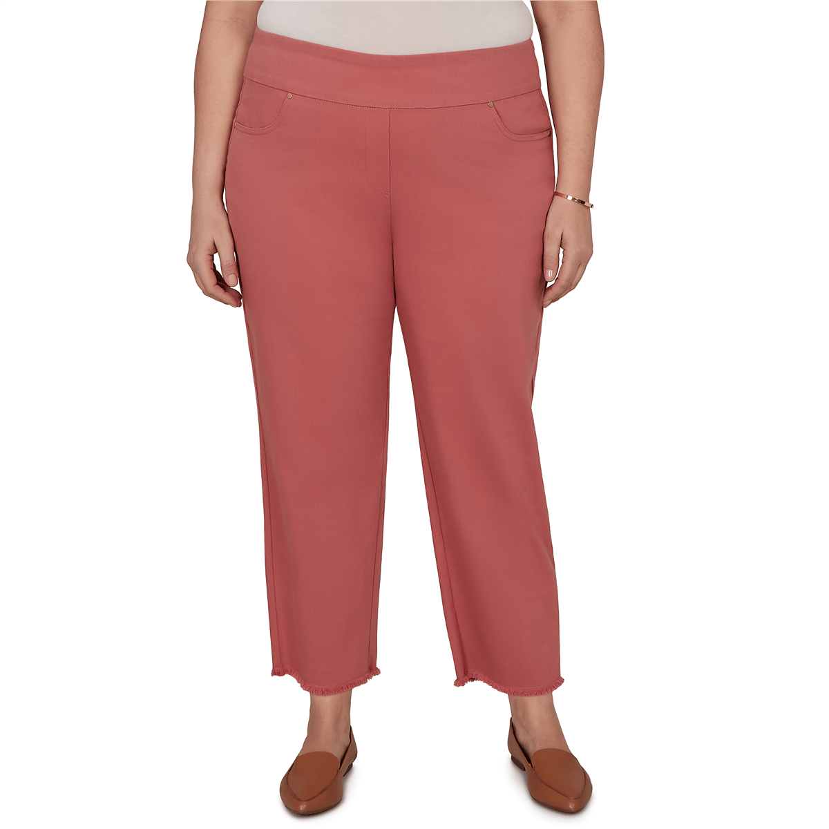 Click here for Plus Size Alfred Dunner Camden Market Rosewood Pul... prices