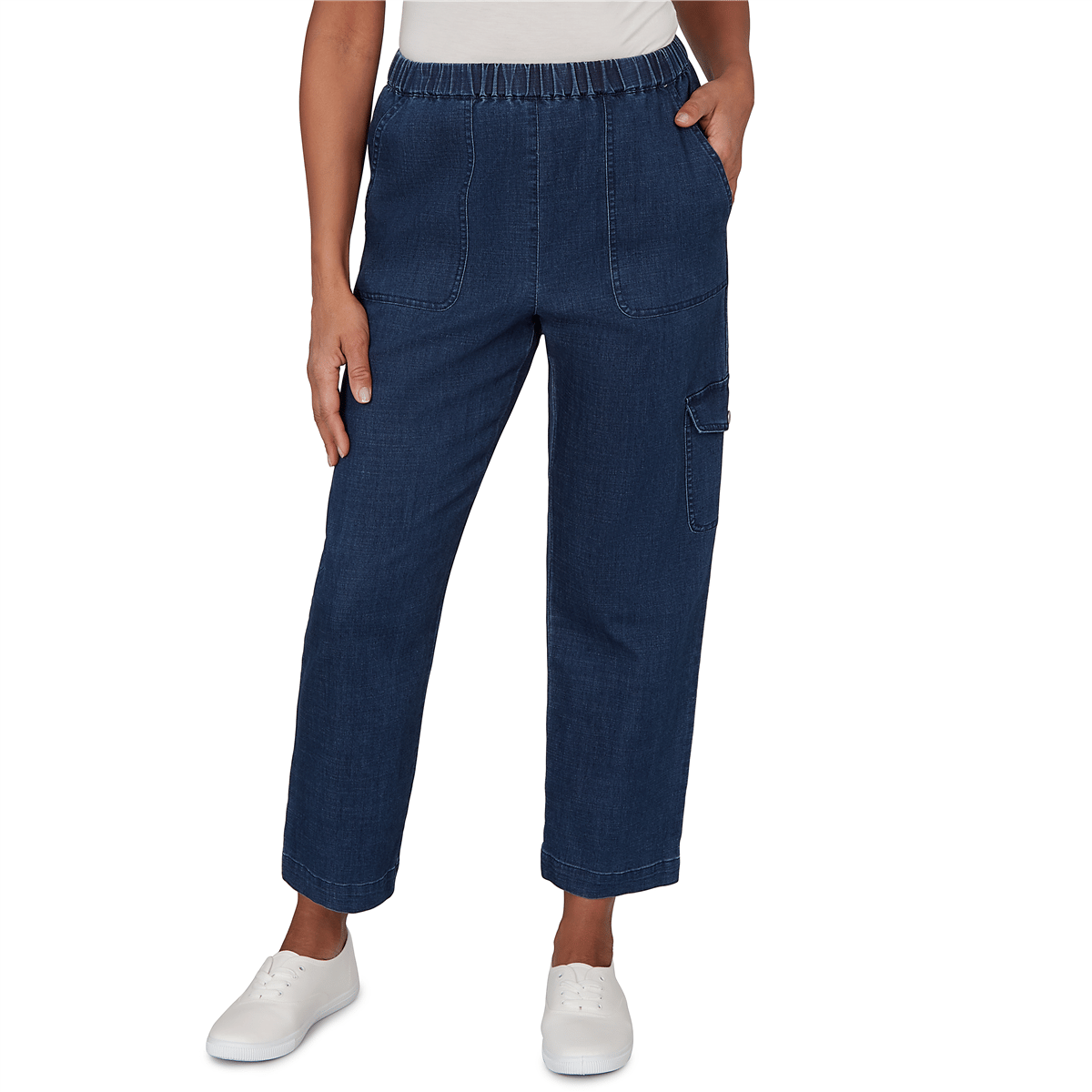 Click here for Womens Alfred Dunner Indigo Girls Pull On Cargo Po... prices