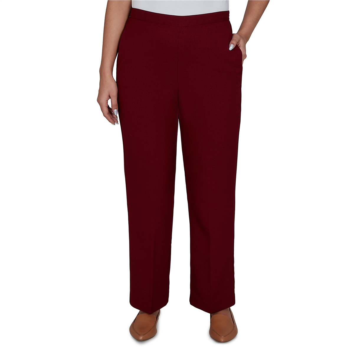 Click here for Petite Alfred Dunner Union Square Pull On Pants -... prices