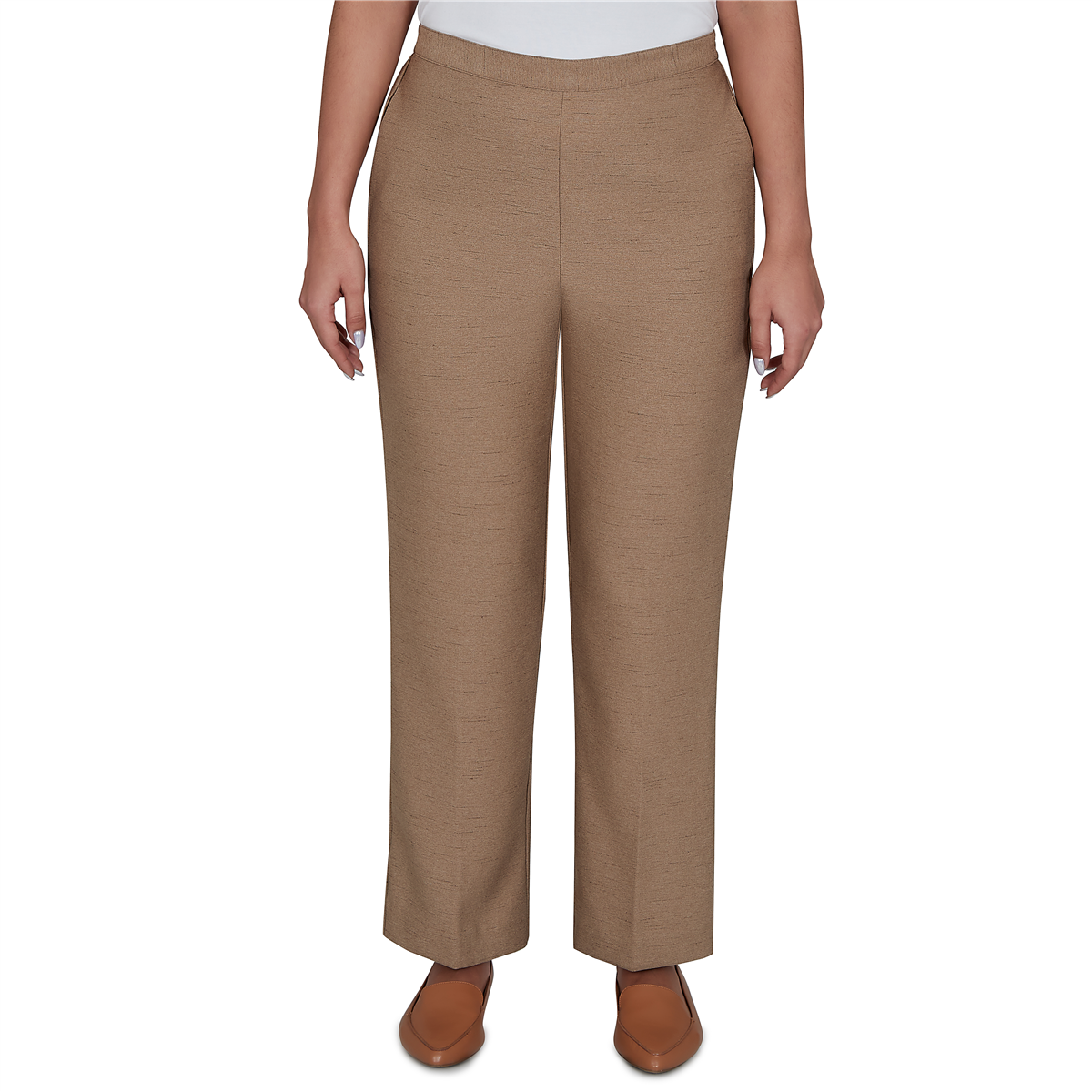 Click here for Petite Alfred Dunner Union Square Woven Pants - Sh... prices