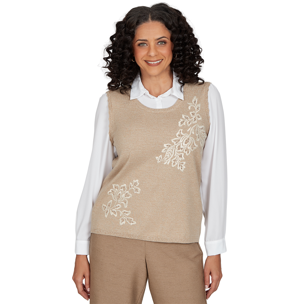 Click here for Petite Alfred Dunner Union Square Long Sleeve Two... prices