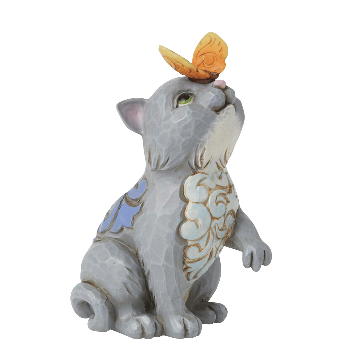 Click here for Jim Shore Heartwood Creek Cat and Butterfly Mini F... prices
