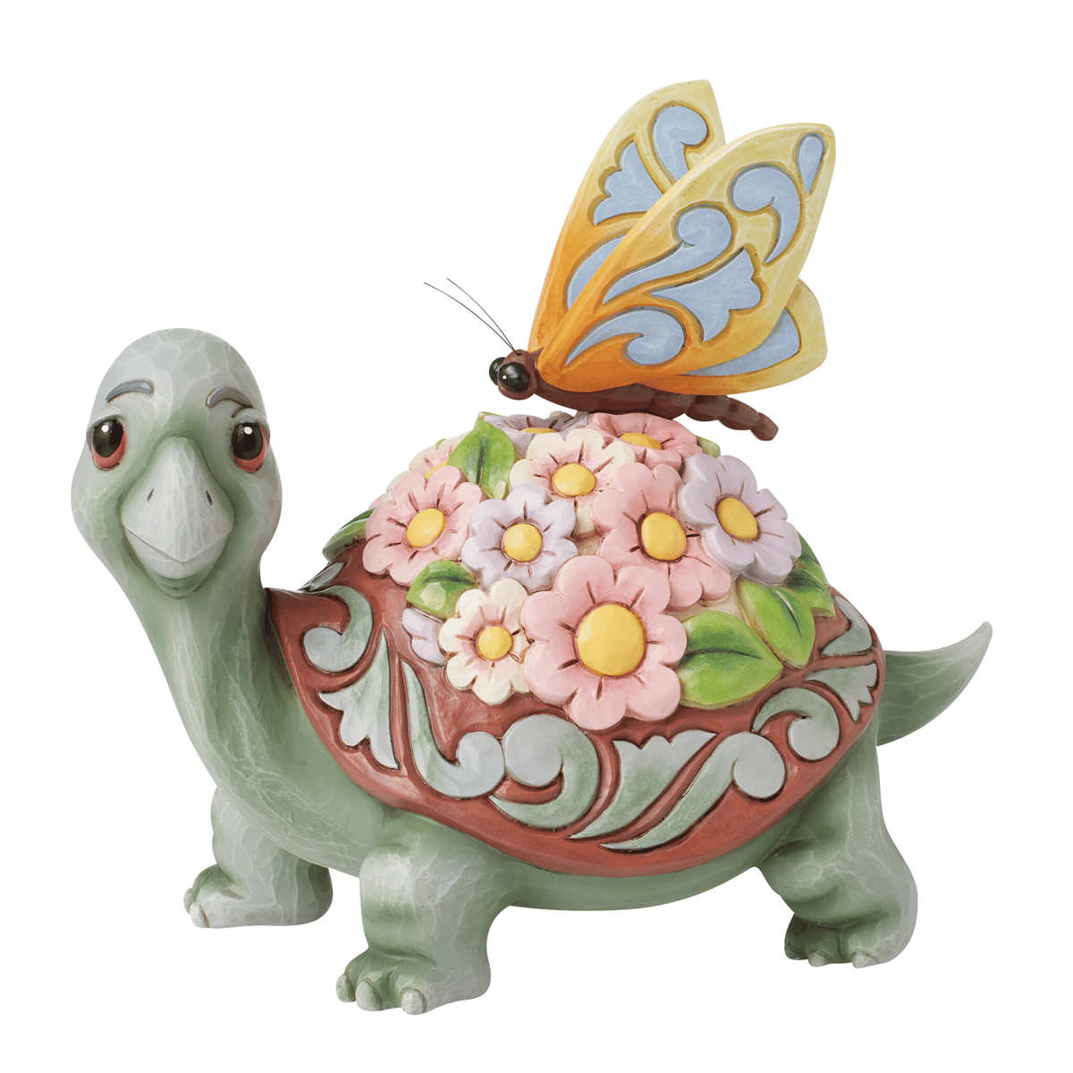 Click here for Jim Shore Heartwood Creek Turtle Flowers and Butte... prices