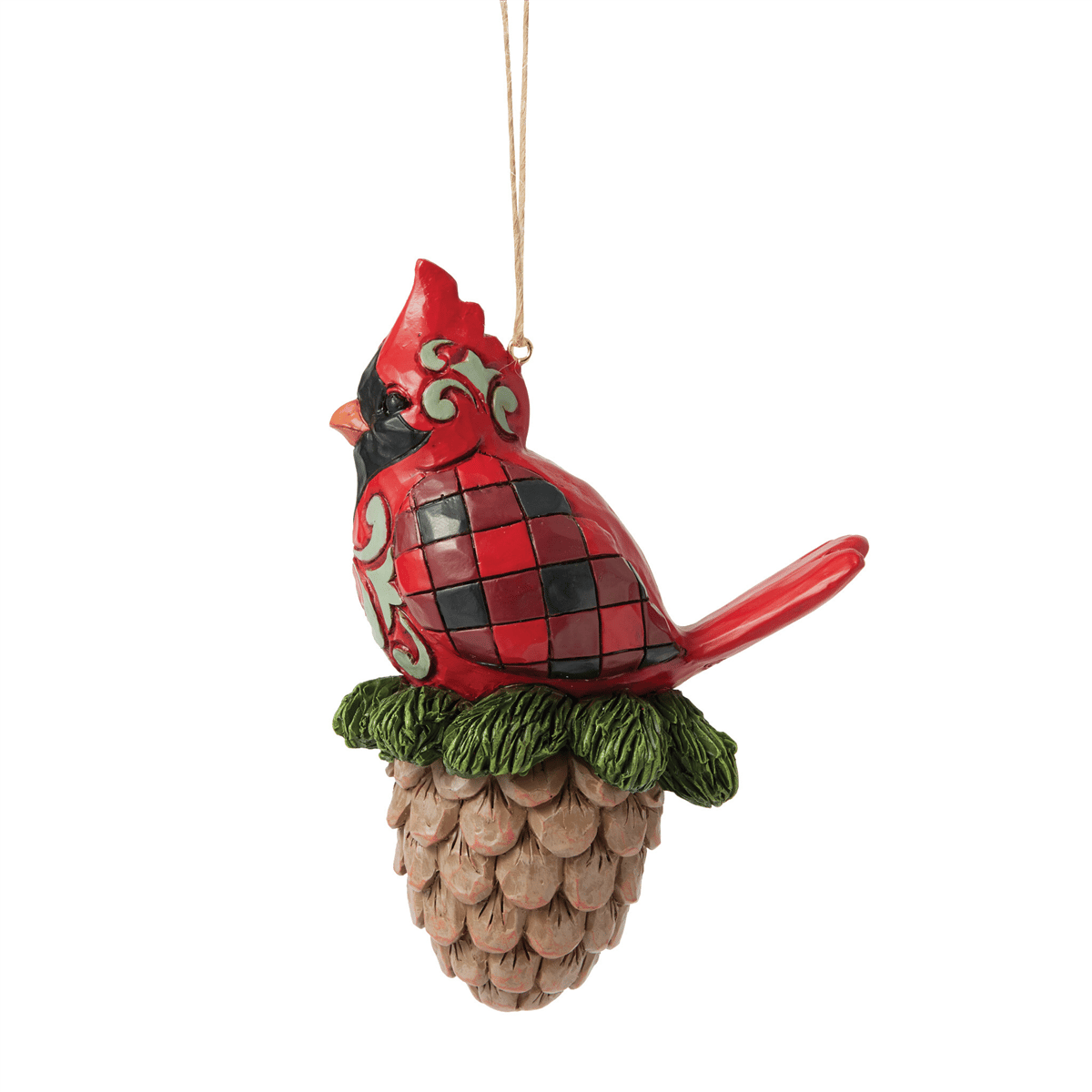 Click here for Jim Shore Heartwood Creek Highland Cardinal Christ... prices