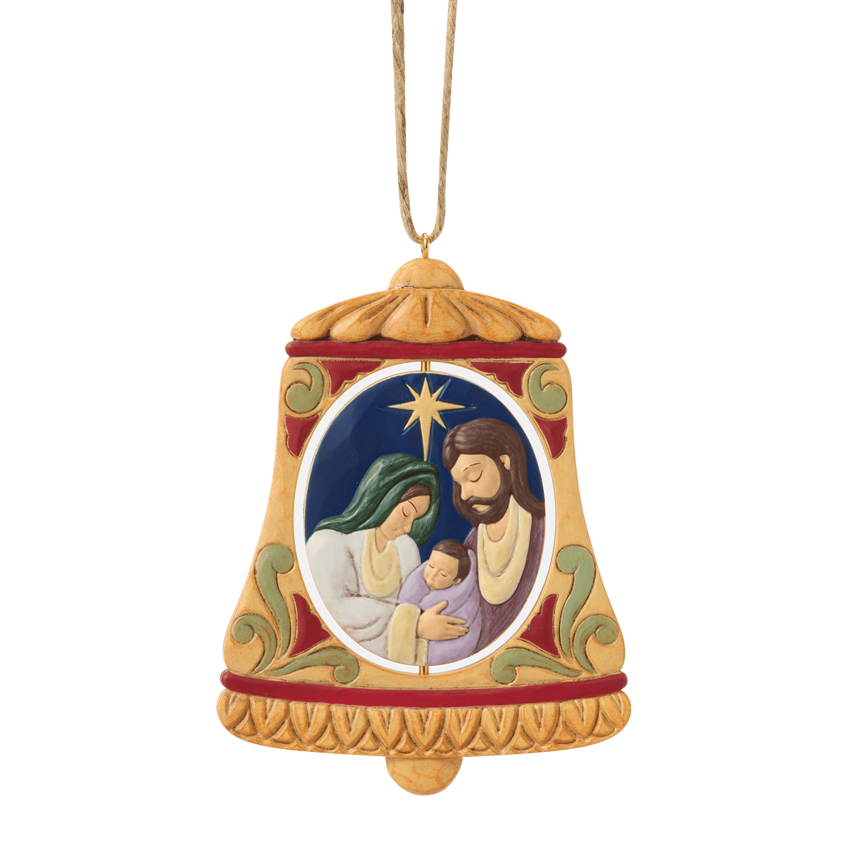 Click here for Jim Shore Heartwood Creek Holy Family Bell Christm... prices