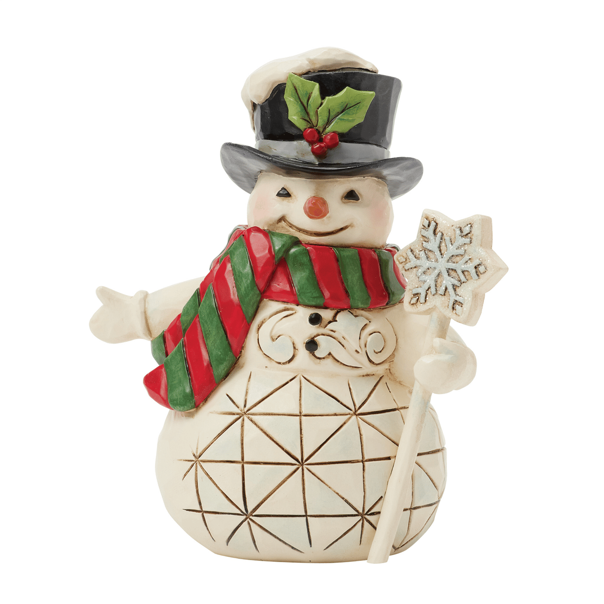 Click here for Jim Shore Heartwood Creek Snowman Snowflake Staff... prices