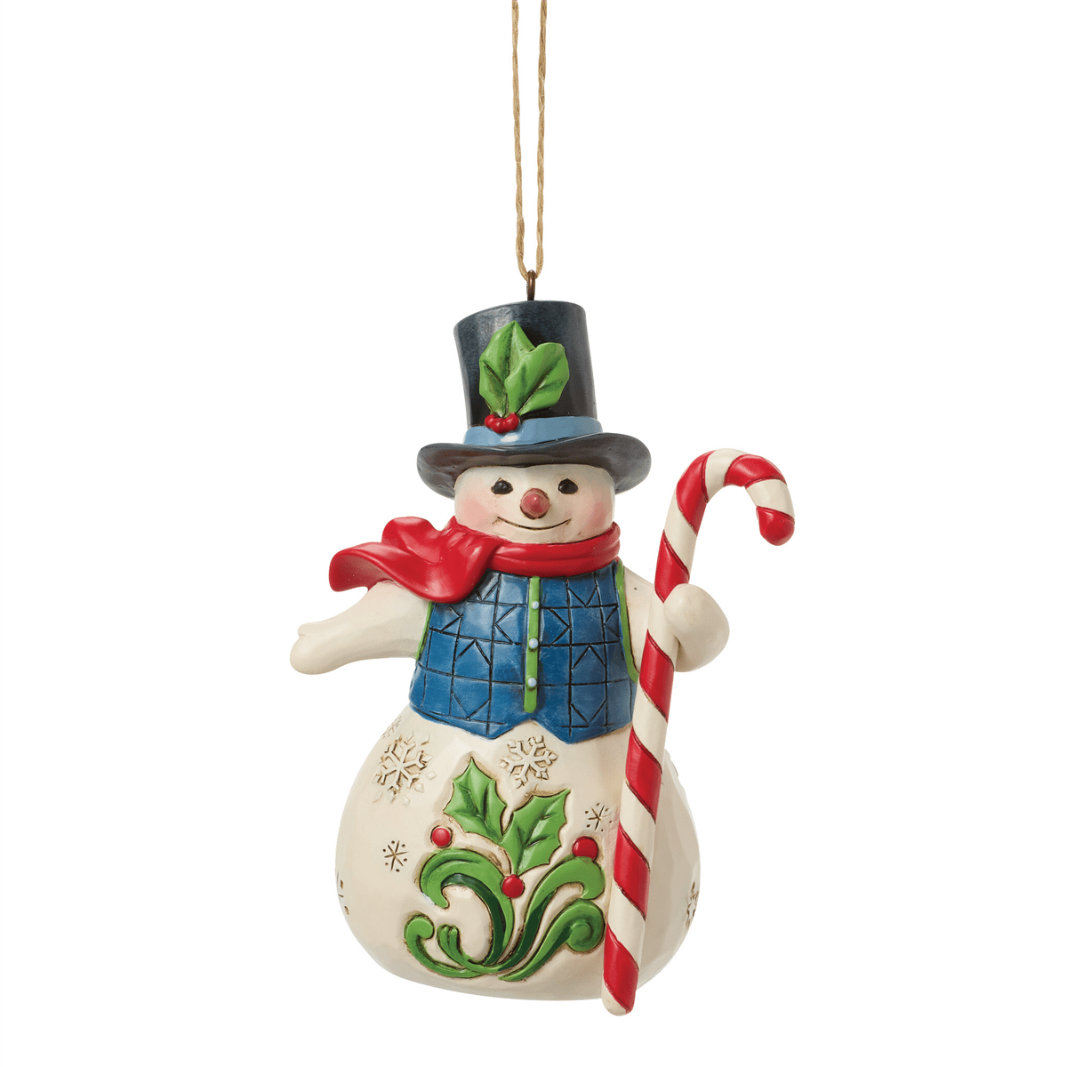 Click here for Jim Shore Heartwood Creek Snowman Candy Cane Chris... prices