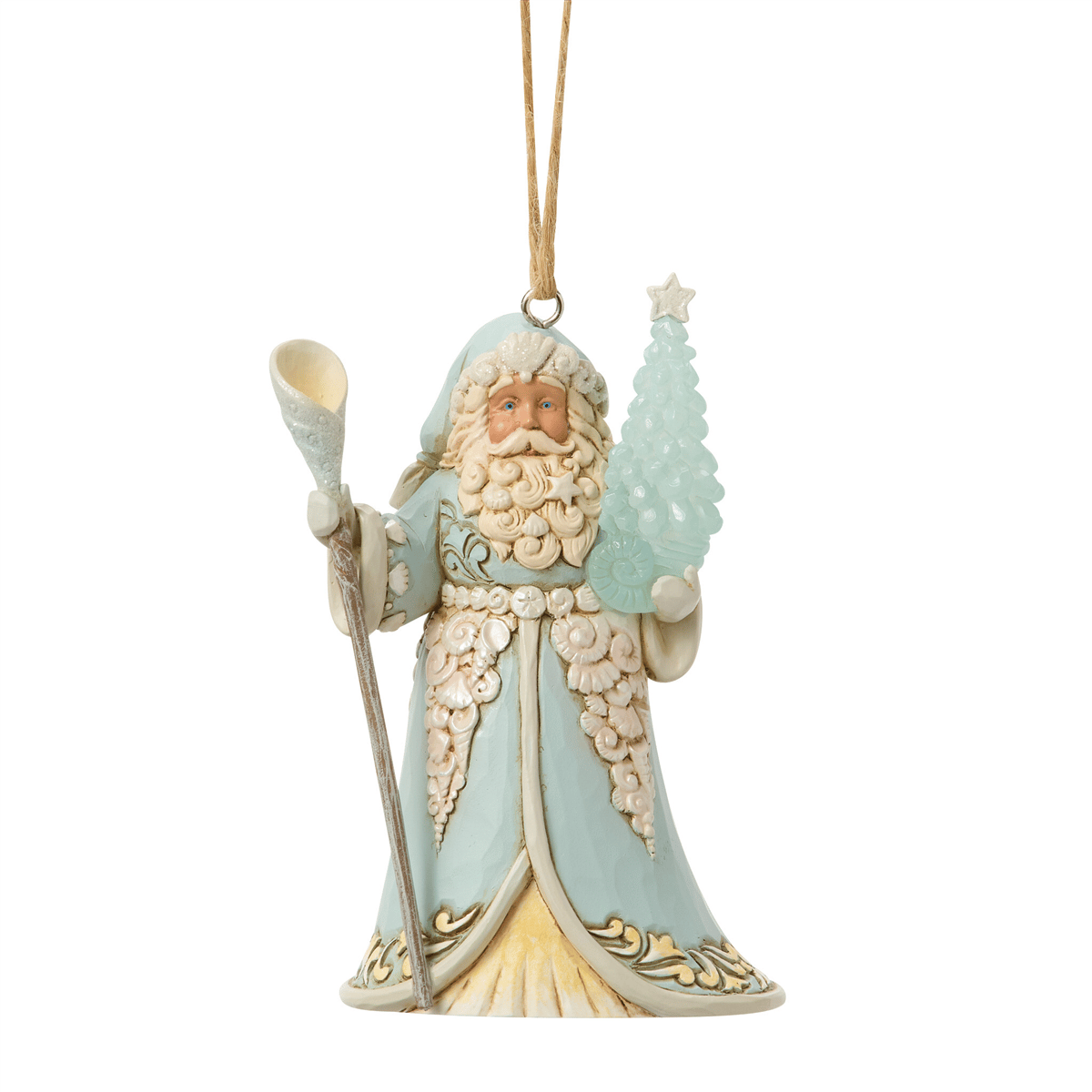 Click here for Jim Shore Heartwood Creek Santa Sea Glass Christma... prices