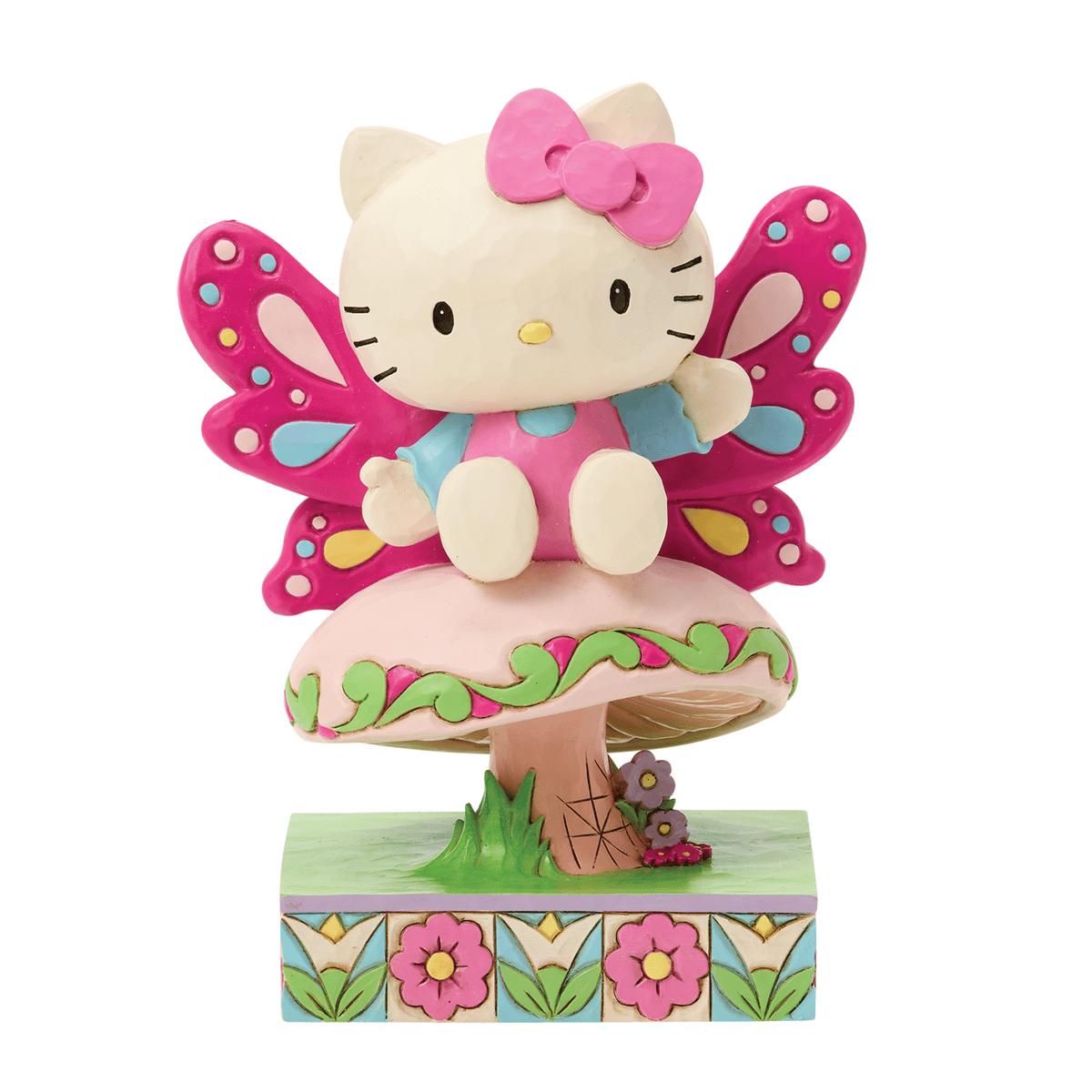 Click here for Jim Shore San Rio Hello Kitty Mushroom Fairy Figur... prices