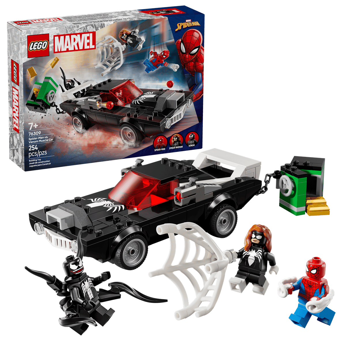 Click here for LEGO(R) Marvel Spider-Man vs. Venom Muscle Car Bui... prices