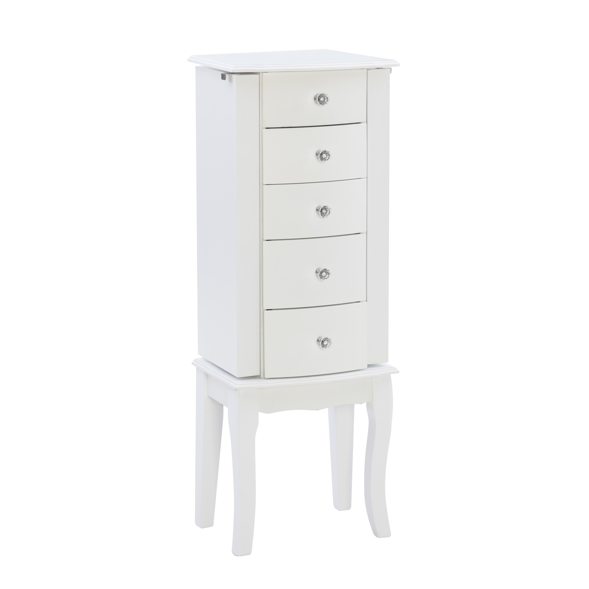 Click here for Linon Home Decor Jasmine White Jewelry Armoire prices