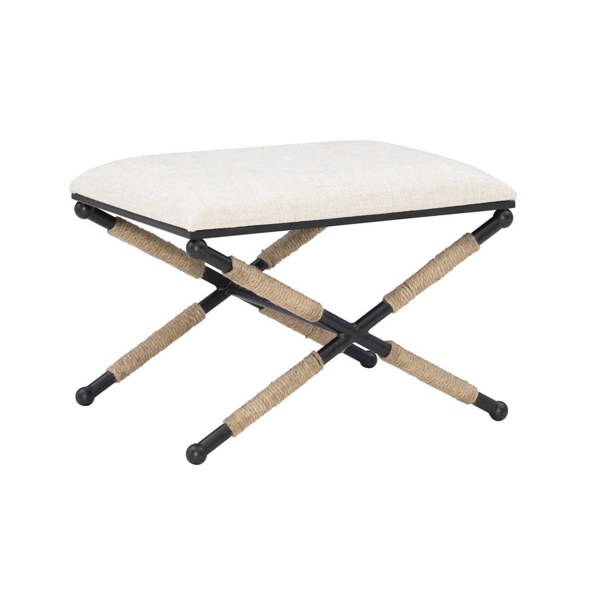 Click here for Linon Home Decor Ashburn Campaign Accent Ottoman prices