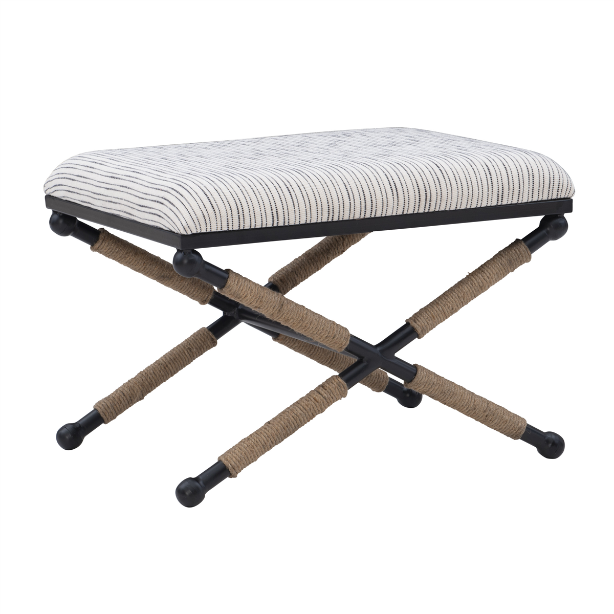 Click here for Linon Home Decor Ashburn Campaign Accent Striped B... prices