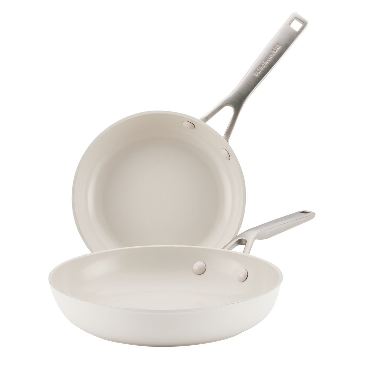 KitchenAid Hard-Anodized Ceramic Induction 2-Pc. Skillet Set - Agave Blue