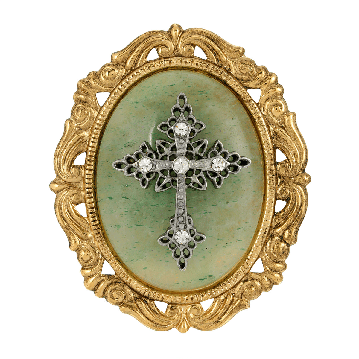 Click here for Symbols of Faith 14kt. Gold-Dipped Semi-Precious B... prices