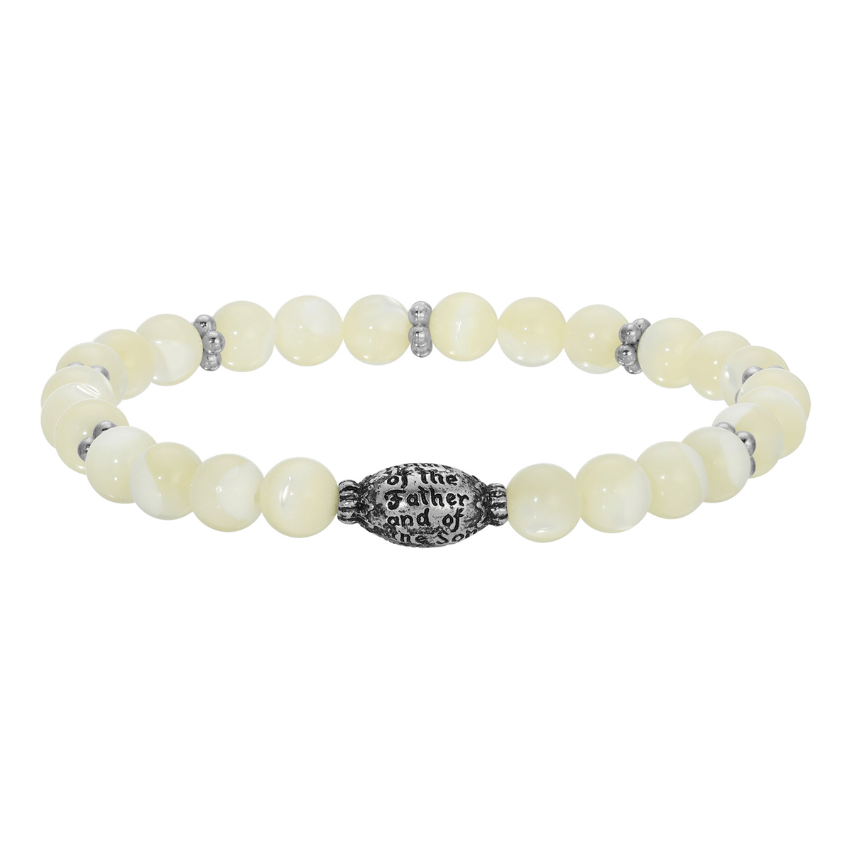 Click here for Symbols of Faith Silver-Tone MOP Bead Prayer Brace... prices