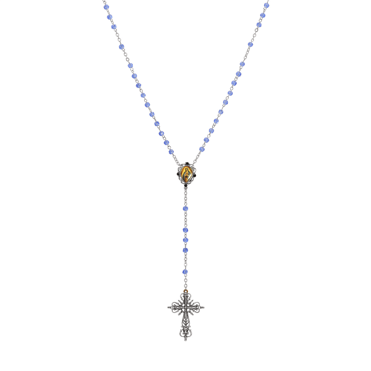 Click here for Symbols of Faith Filigree Cross Lady of Gualalupe... prices
