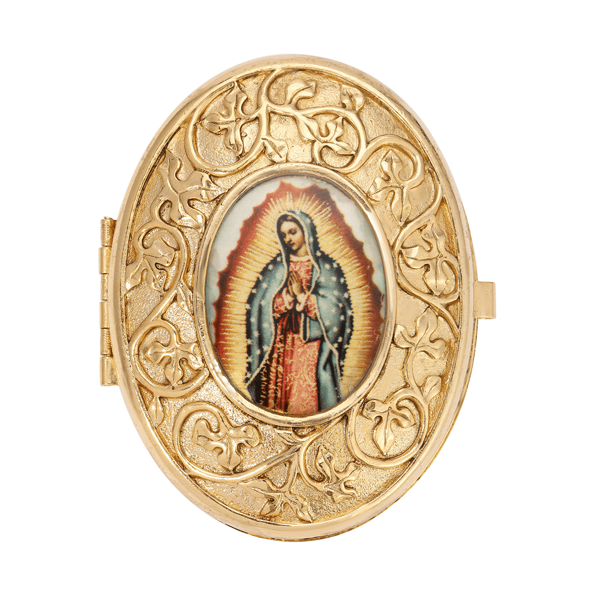 Click here for Symbols of Faith Gold-Tone Our Lady of Guadalupe O... prices