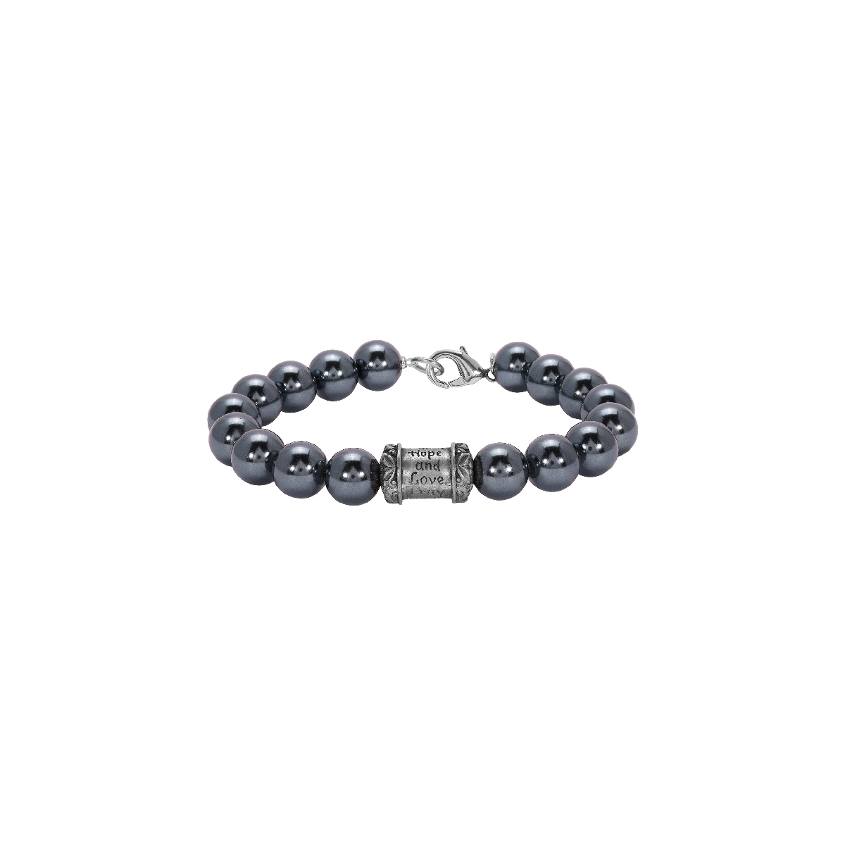 Click here for Symbols of Faith Silver Tone Black Pearl & Prayer... prices