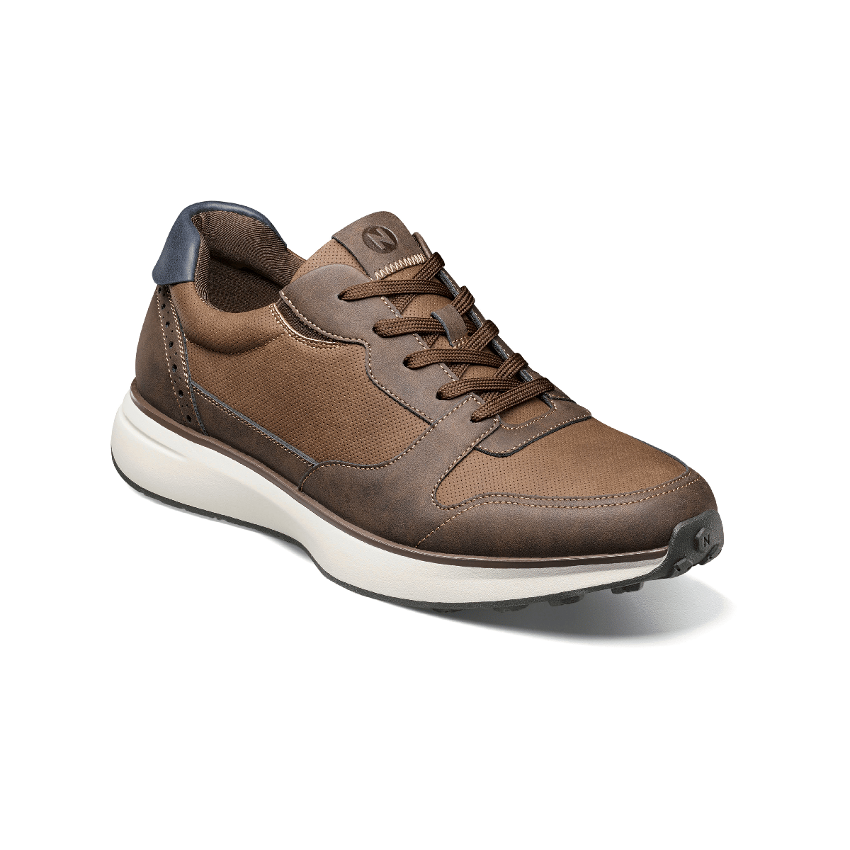 Nunn Bush Mens Kore Swift Moc Toe Sneakers - Brown multi