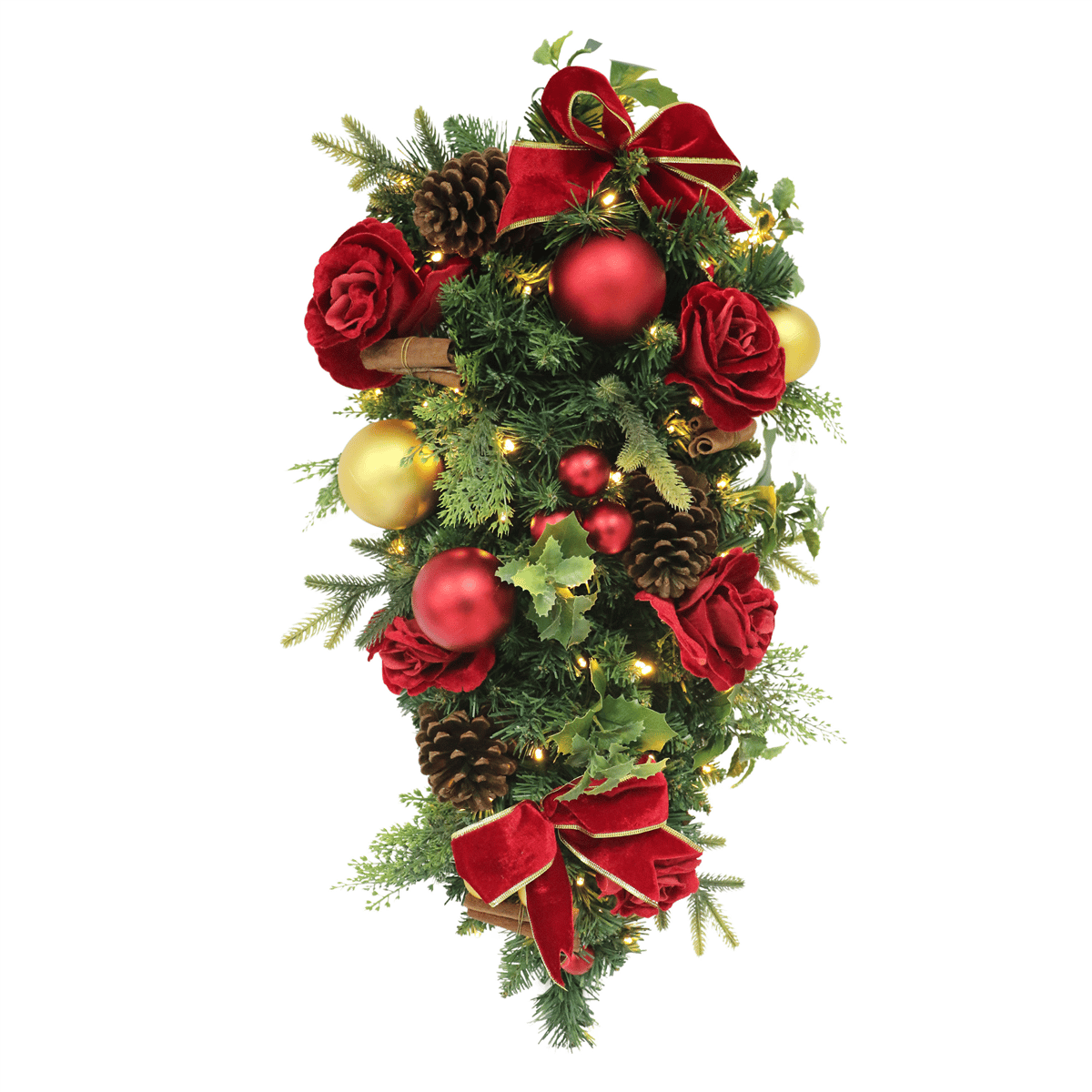 Click here for Puleo International 28in. Pre-Lit Adorned Swag prices