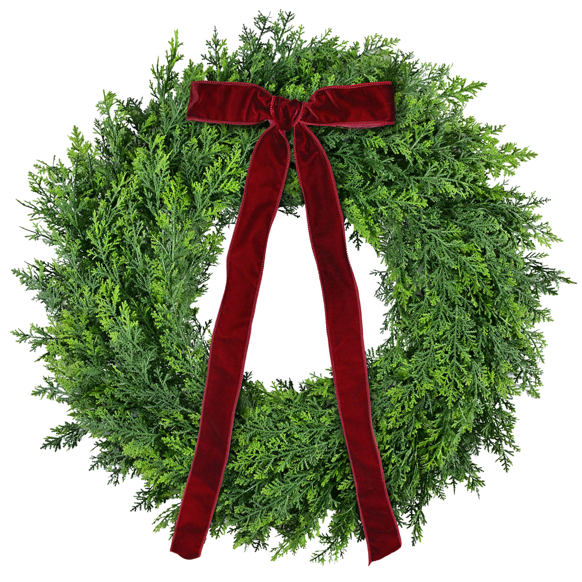 Click here for Puleo International 24in. Soft PE Spruce Wreath w/... prices