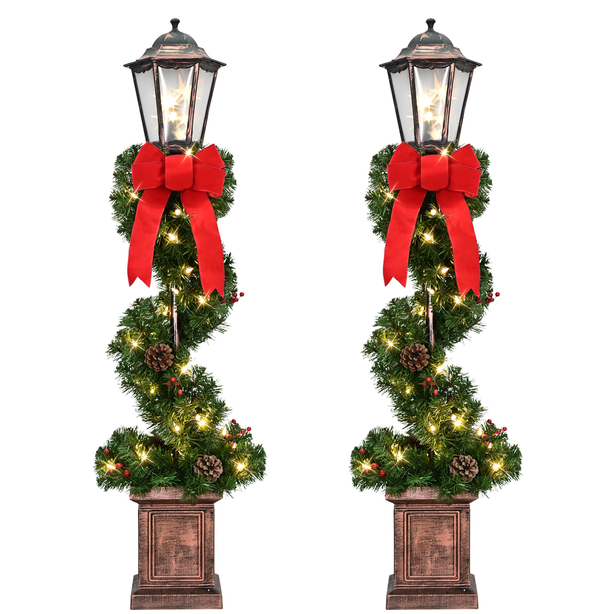 Click here for Puleo International 4ft LED Warm White Adorned Lam... prices