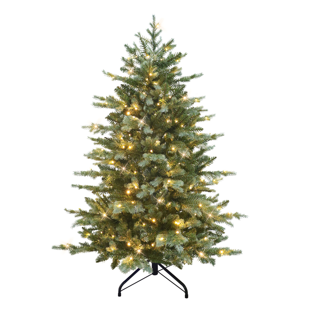 Click here for Puleo International 4.5ft. Pre-Lit Linden Fir Chri... prices