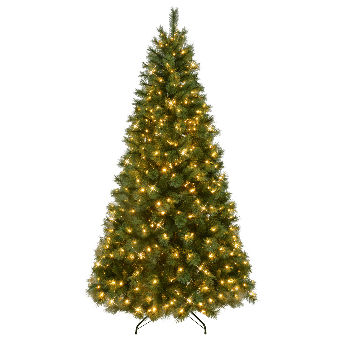 Click here for Puleo International 6.5ft. Pre-Lit LED Lights Wyom... prices