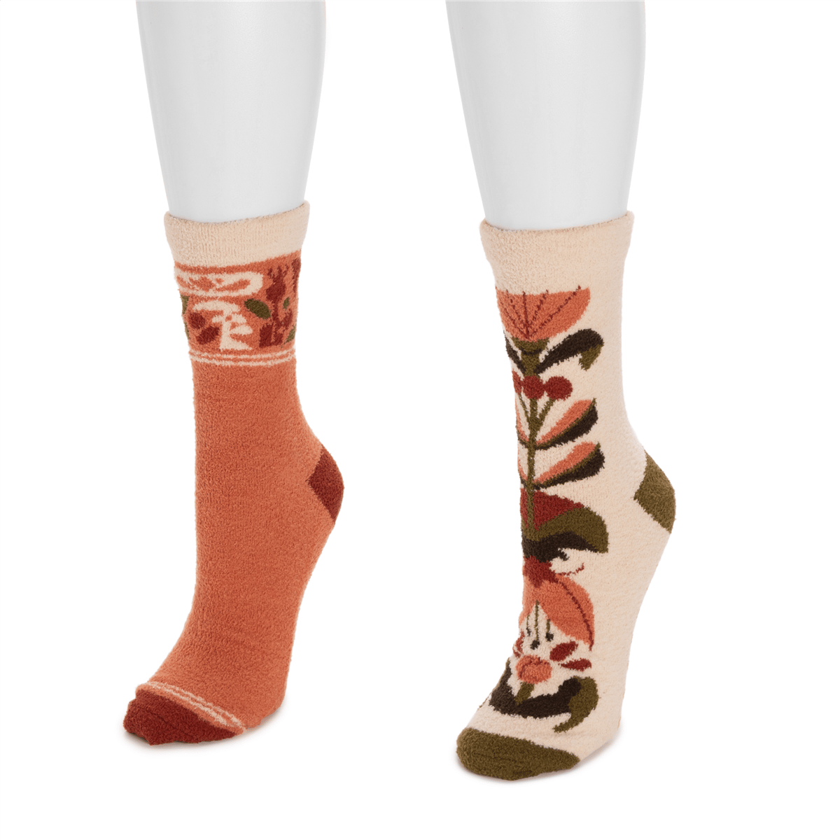 Click here for Muk Luks Womens Cozy Compression With Grippers 2 P... prices