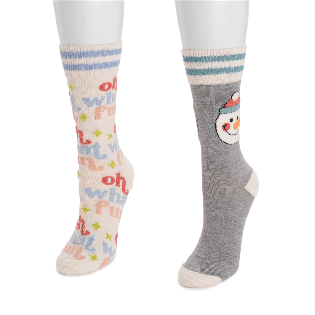 Click here for Muk Luks Womens Novelty Cozy Lounge Socks 2 Pack -... prices