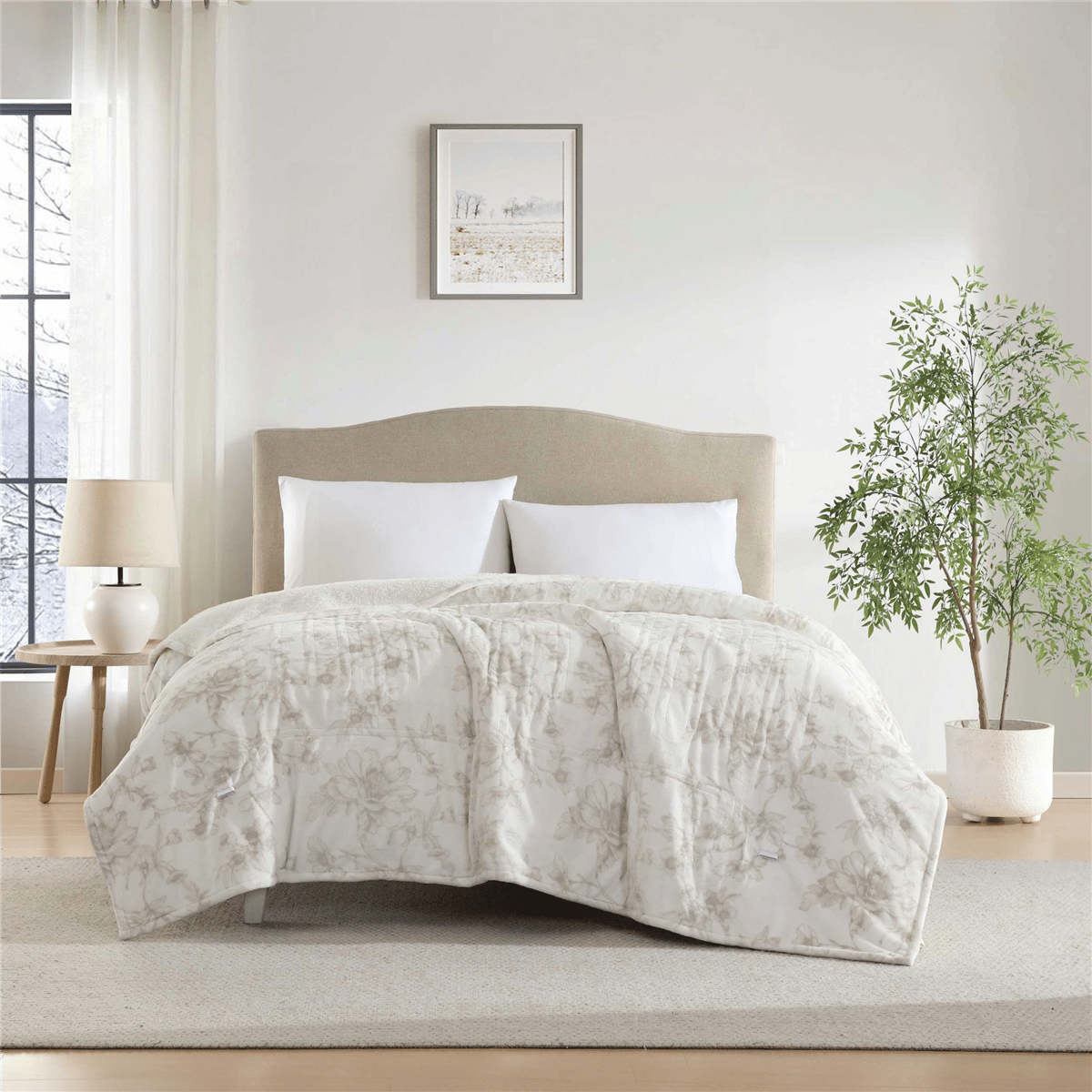 Click here for Laura Ashley(R) Wistful Blooms Reversible Heated B... prices
