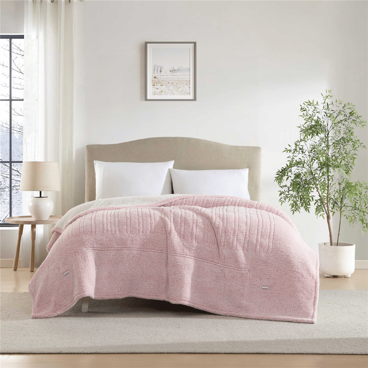 Click here for Laura Ashley(R) Clarabelle Reversible Heated Blank... prices