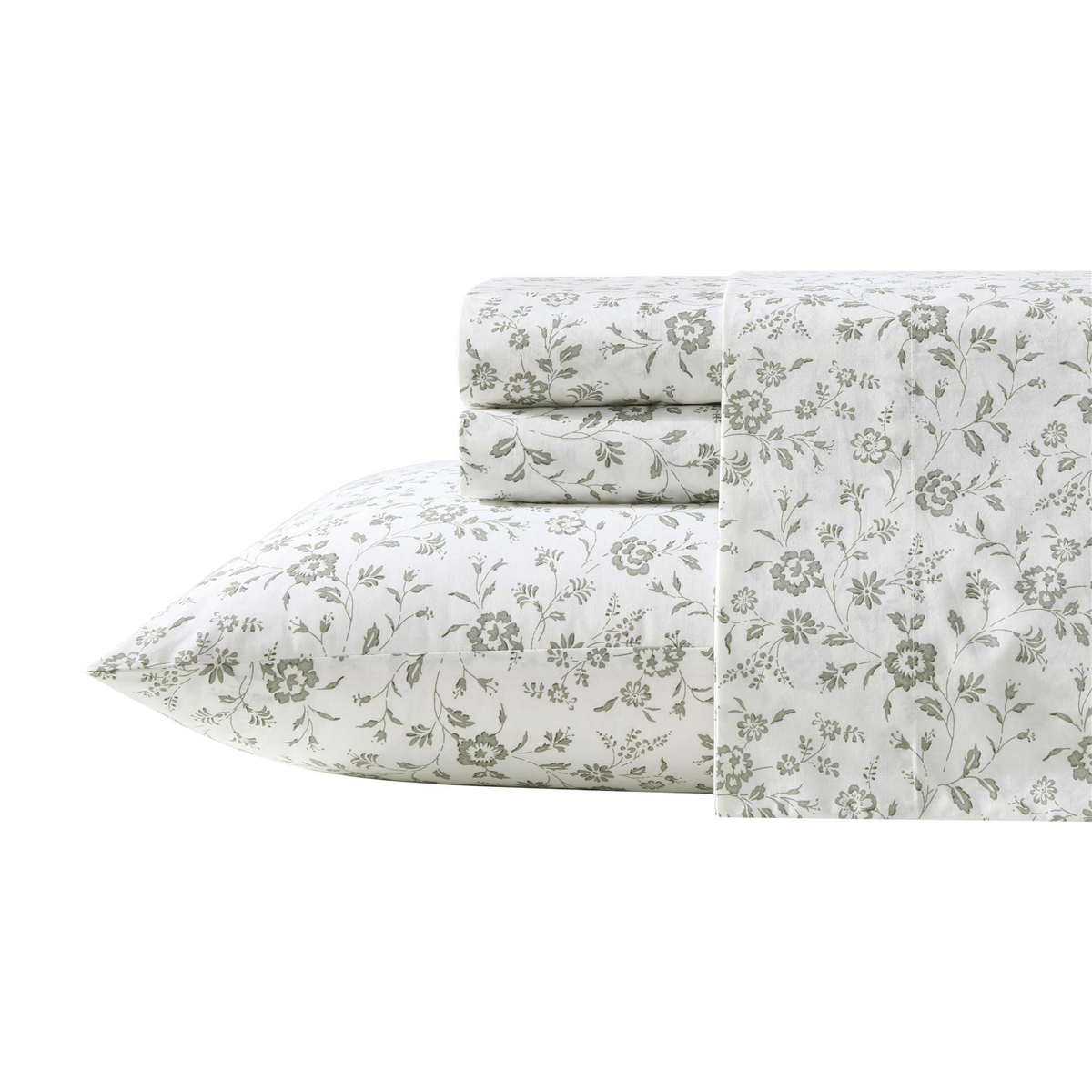 Click here for Laura Ashley(R) Miranda Percale Sheet Set prices