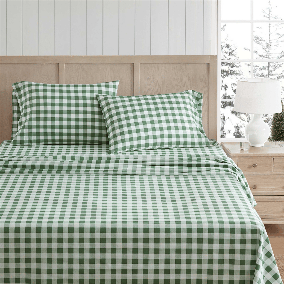 Click here for Martha Stewart Madison Gingham Sheet Set prices