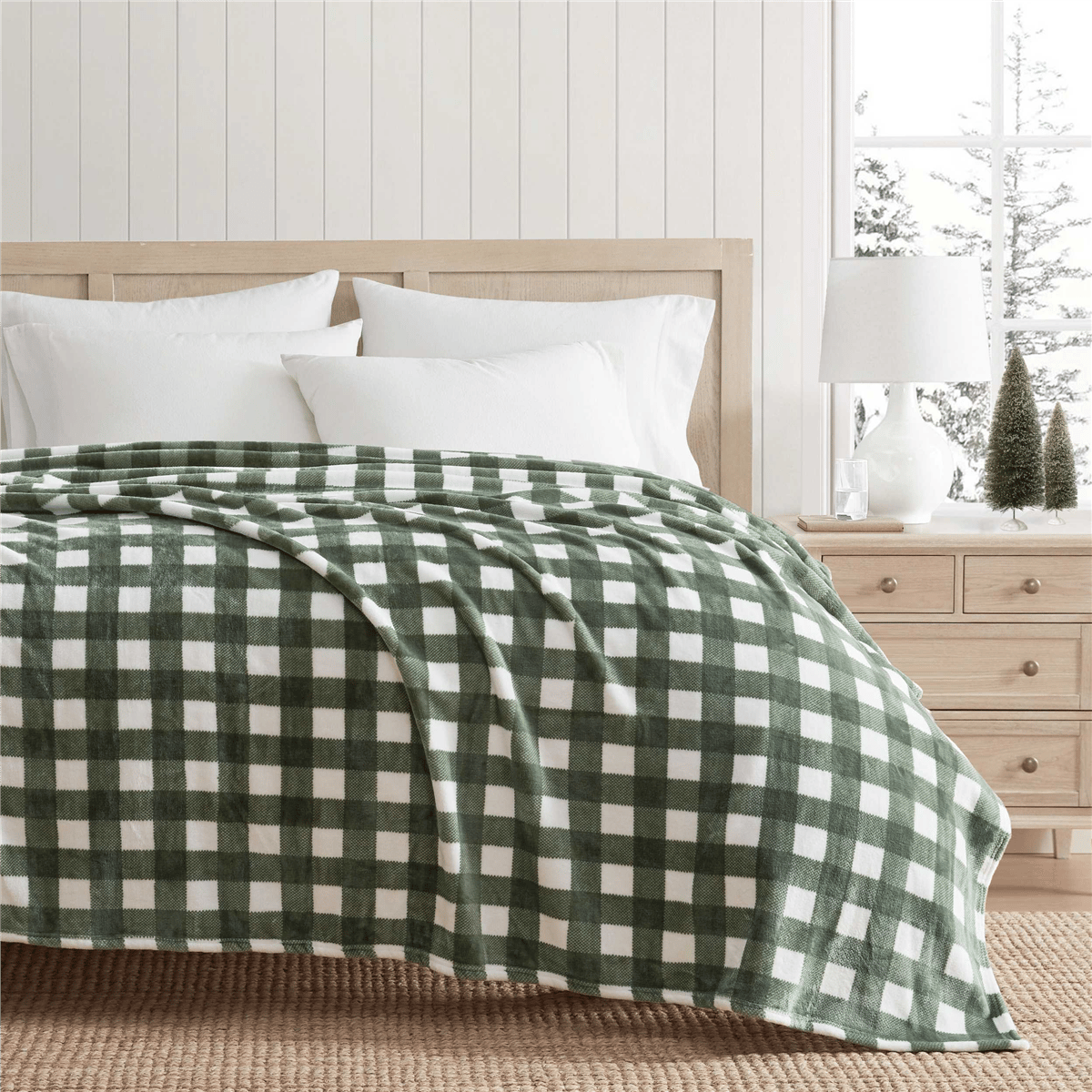 Click here for Martha Stewart Madison Gingham Throw Blanket prices