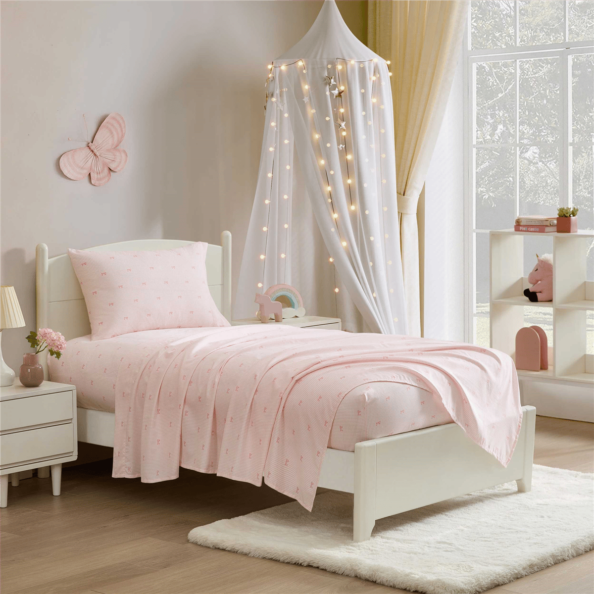 Click here for Laura Ashley Tiny Bows Sheet Set prices