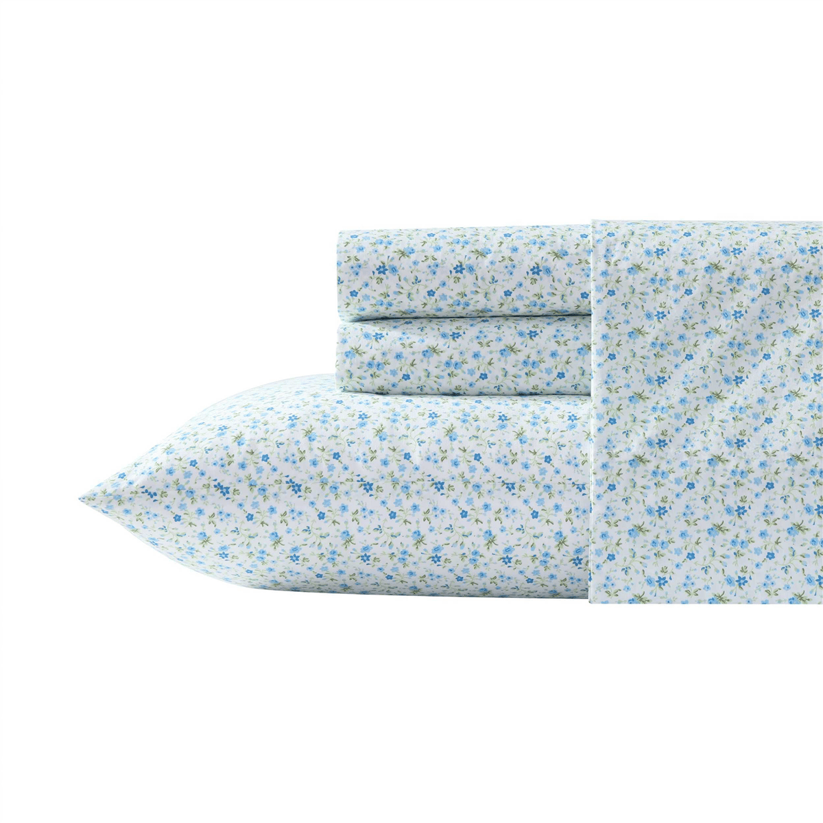 Click here for Laura Ashley(R) Evie Percale Sheet Set prices