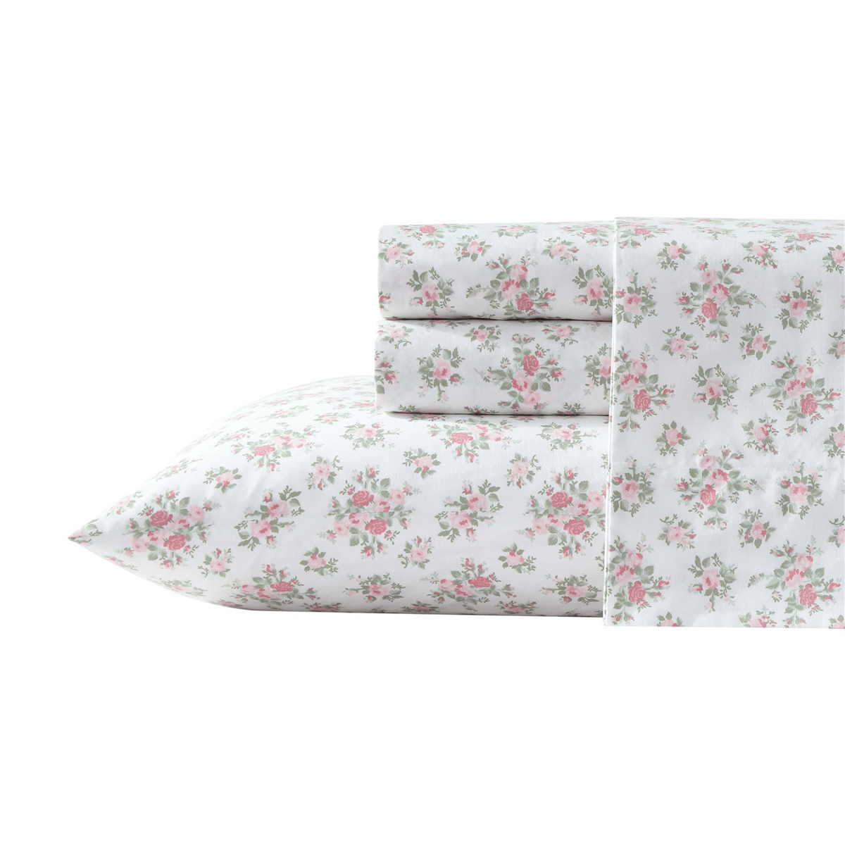 Click here for Laura Ashley(R) Leanna Rose Percale Sheet Set prices