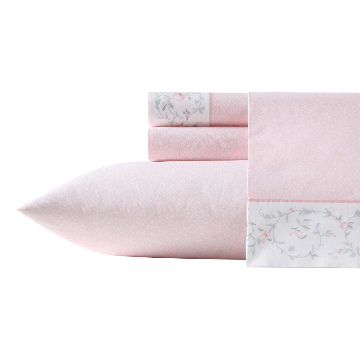Click here for Laura Ashley(R) Victorian Scroll Percale Sheet Set prices