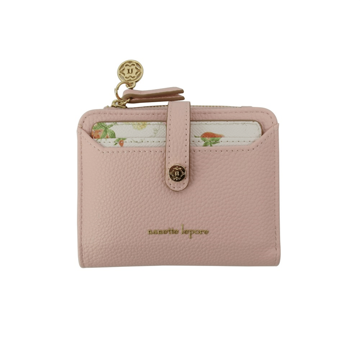 Click here for Womens Nanette Lepore Leza Bifold Wallet - Peach P... prices