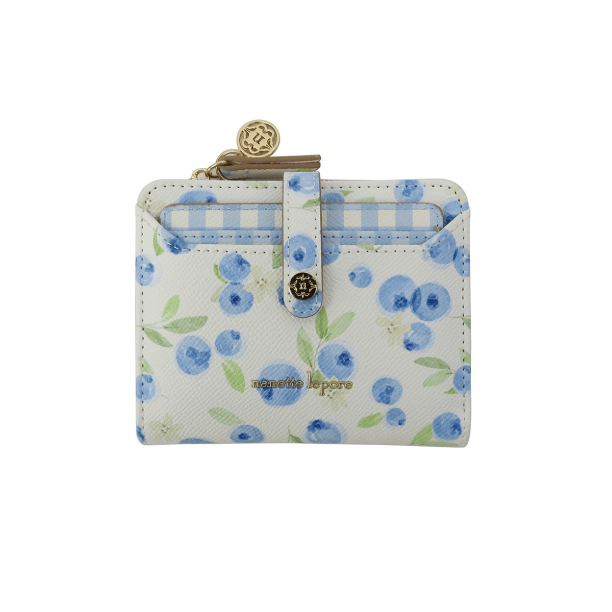 Click here for Womens Nanette Lepore Leza Blueberry Bifold Wallet prices