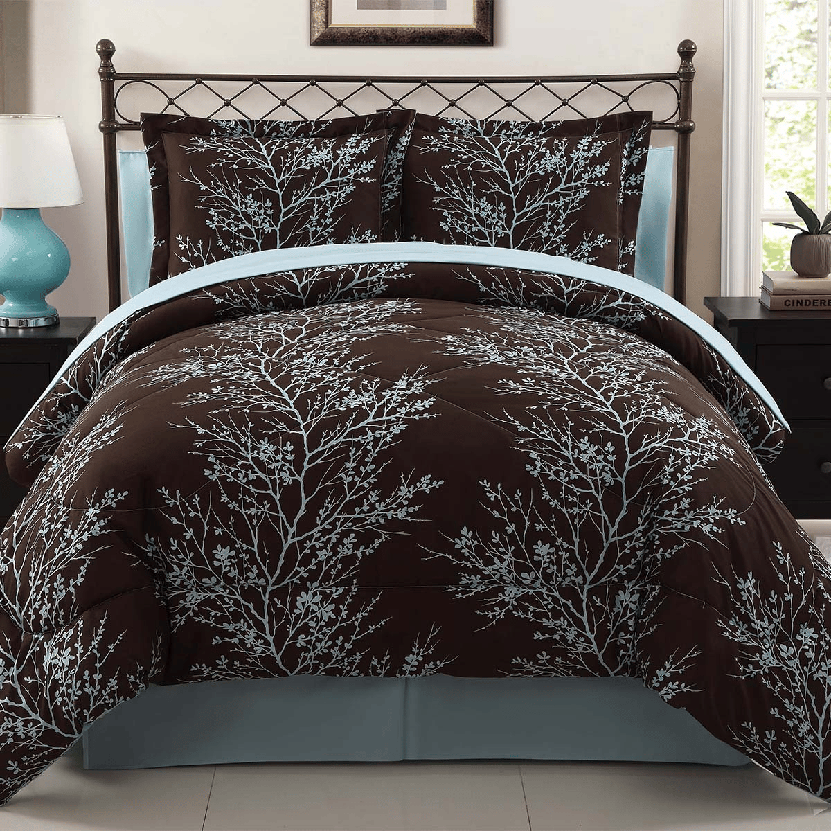 Click here for VCNY Home Leaf 8pc. Reversible Bed-in-a-Bag Comfor... prices