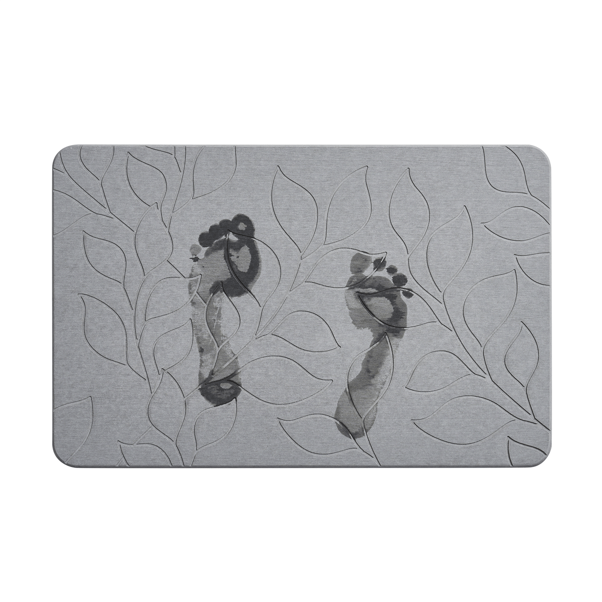 Click here for VCNY Home Grey Carved Leaves Diatomite Stone Bath... prices