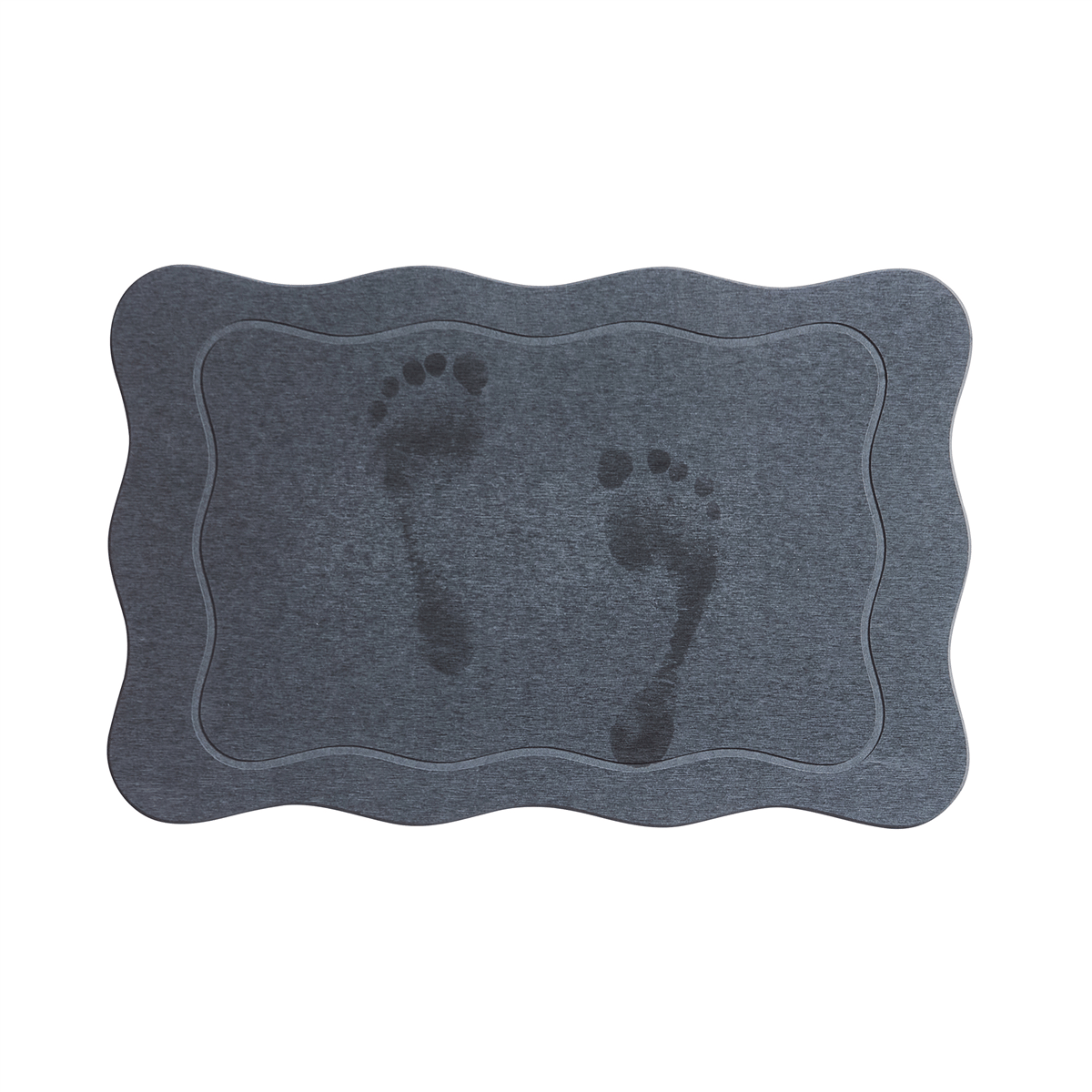 Click here for VCNY Home Grey Carved Scallop Diatomite Stone Bath... prices