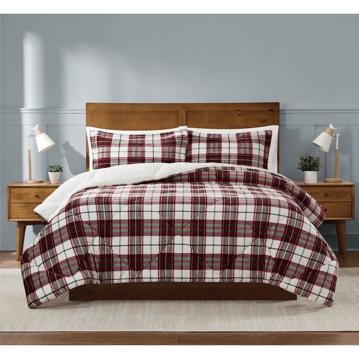 Click here for Truly Soft Cuddle Warmth Marlon Plaid 3pc. Comfort... prices