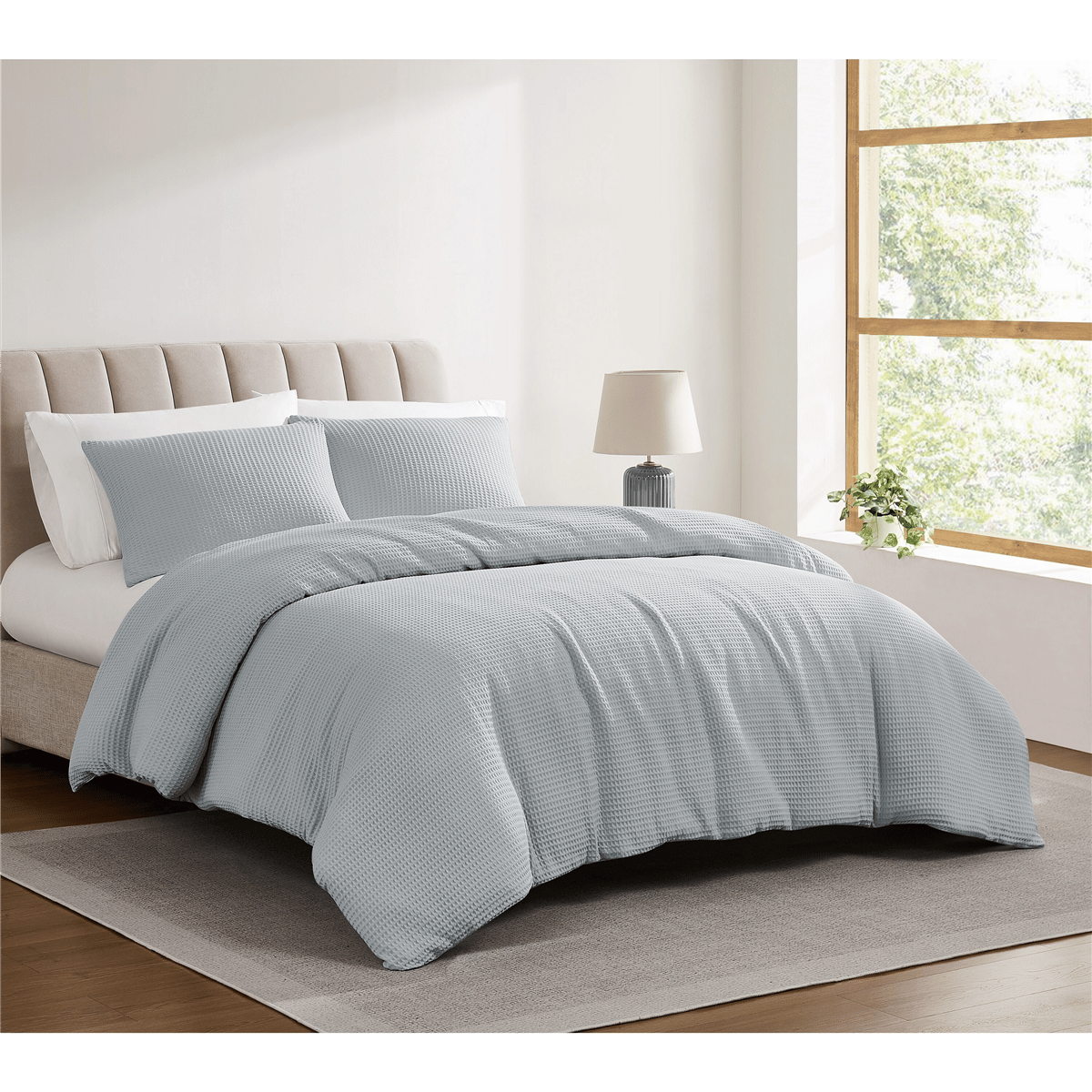 Cannon Heritage Cotton Waffle 2-Pc. Comforter Set  Twin/Twin Xl - Khaki