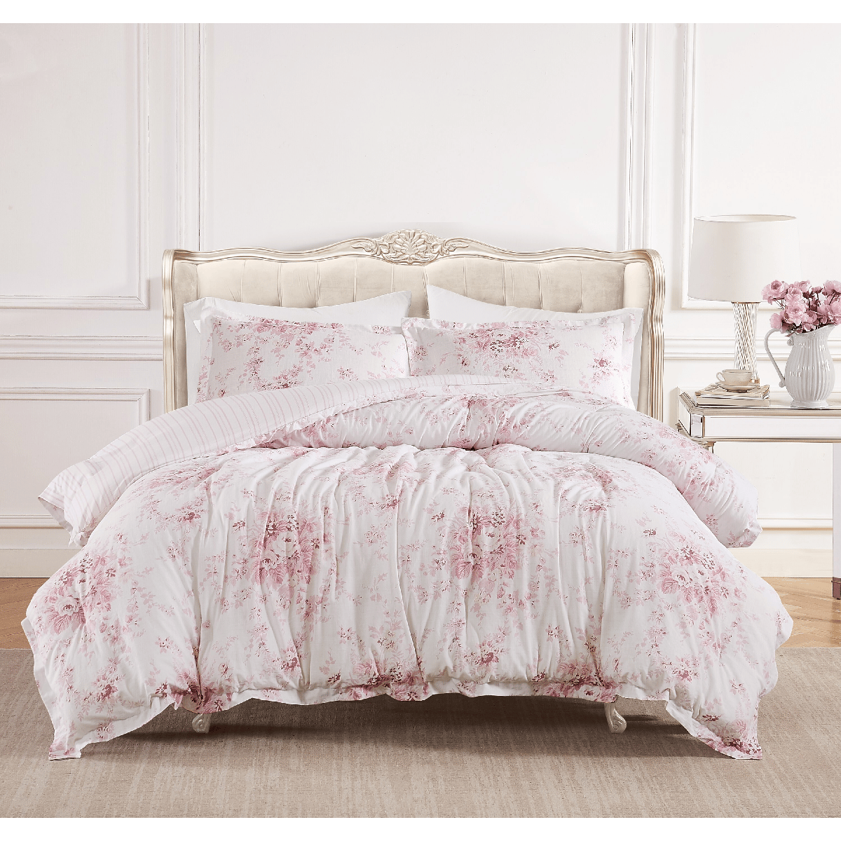 Click here for Shabby Chic(R) Garden Floral 3pc Comforter Set prices