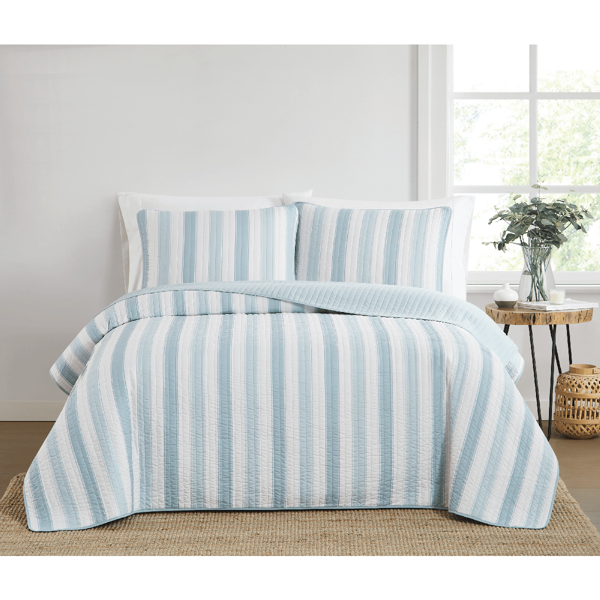 Click here for Truly Soft Aiden Stripe 3pc. Reversible Quilt Set prices